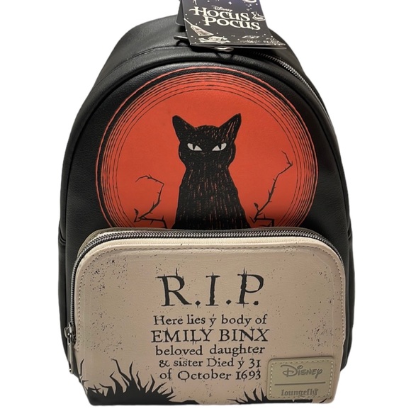 Loungefly | Bags | Loungefly Disney Hocus Pocus Binx Glowinthedark Mini ...